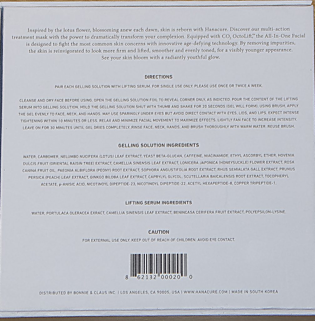 Hanacure: an honest review about the "miraculous" facial mask